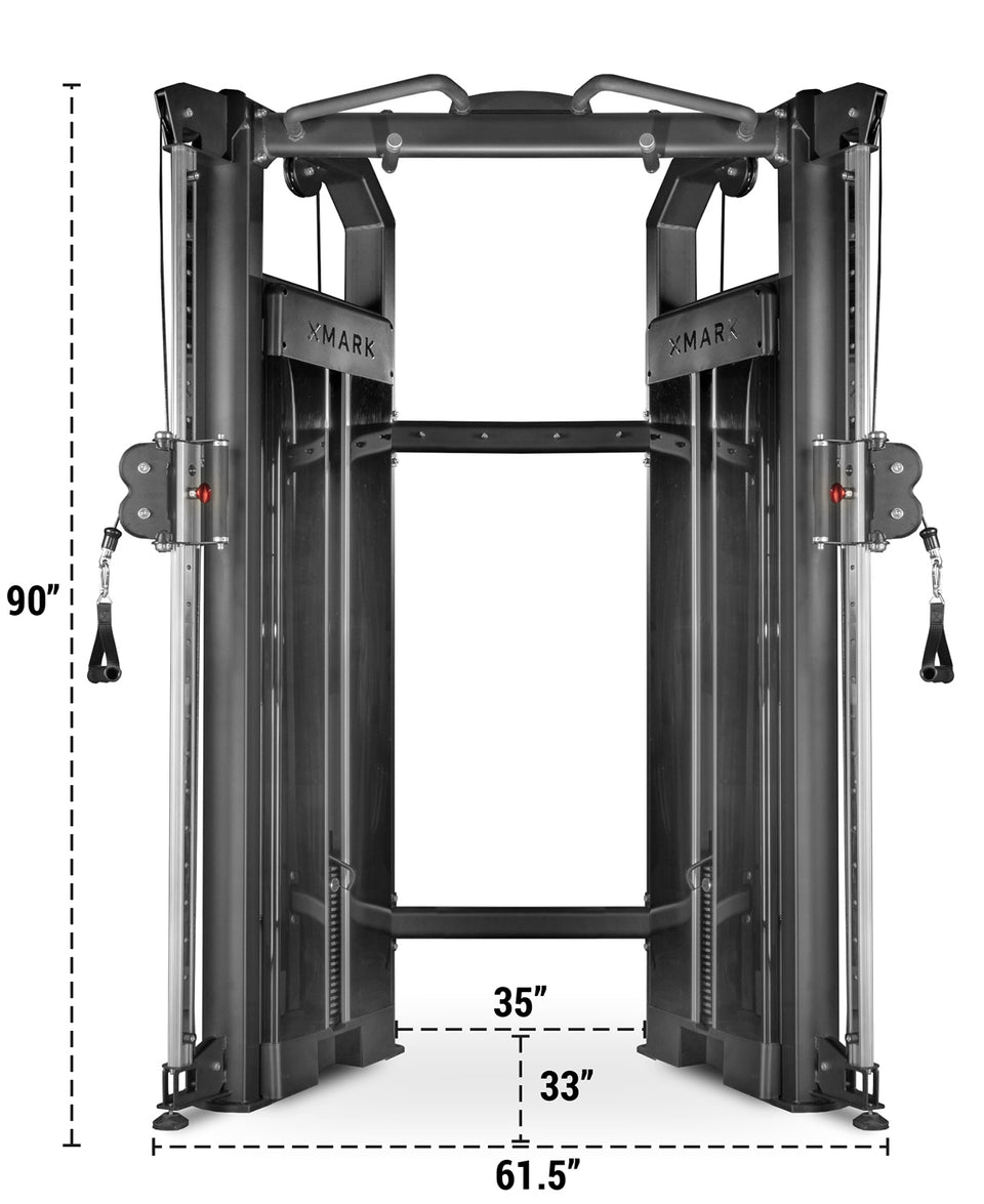 Functional Trainer With Dual 230 lb Weight Stacks – XMARK