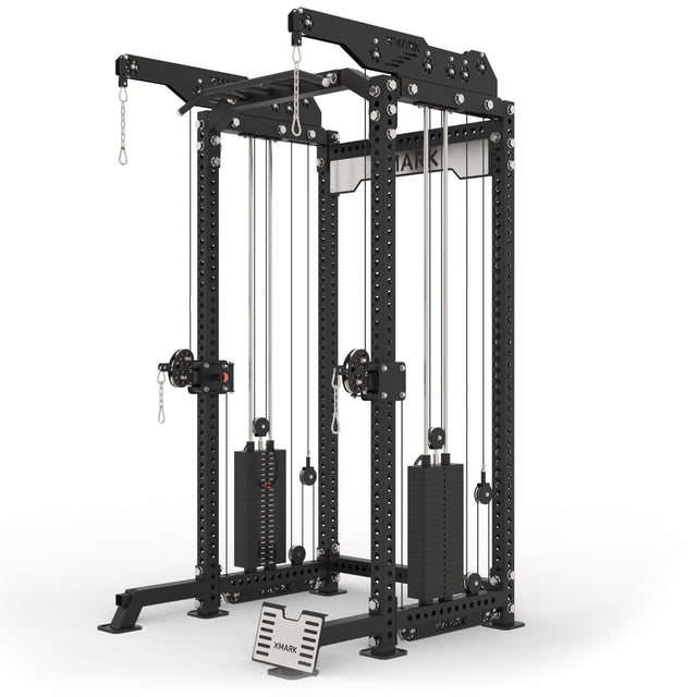 Commercial Half Rack Functional Trainer | Lat Pulldown at Home | XMARK